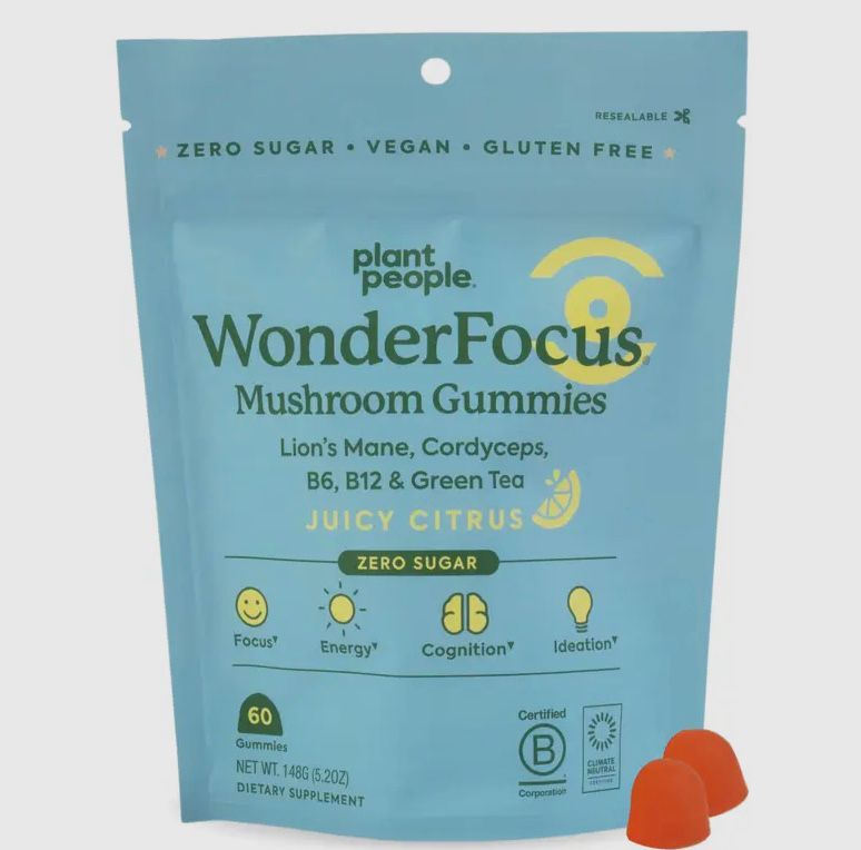 Mushroom (Vegan) Gummies (zero sugar) juicy citrus (Lion’s Mane, Cordy ...