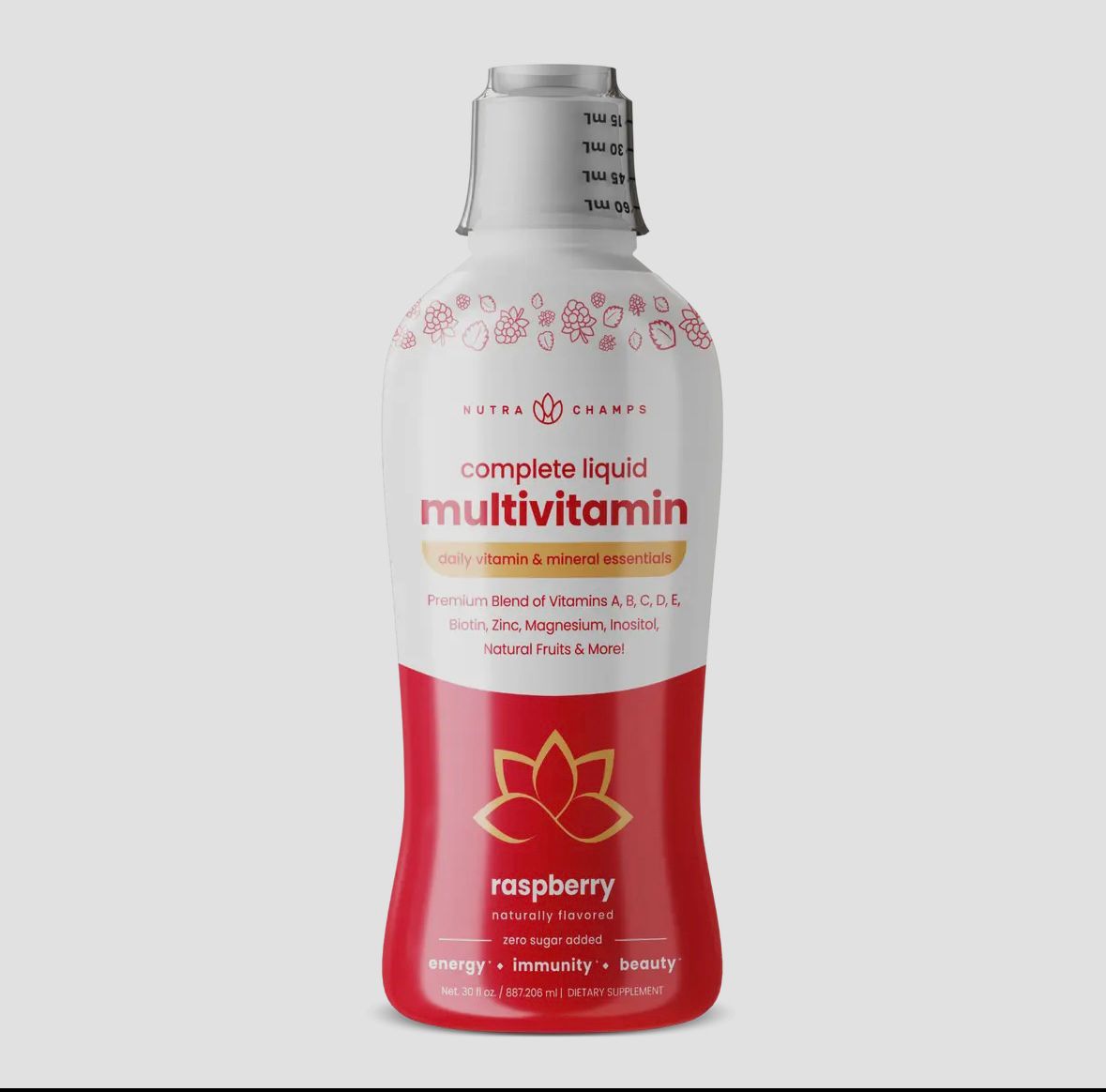 Liquid Multivitamin 30oz, (raspberry) – VEGAN FO LIFE