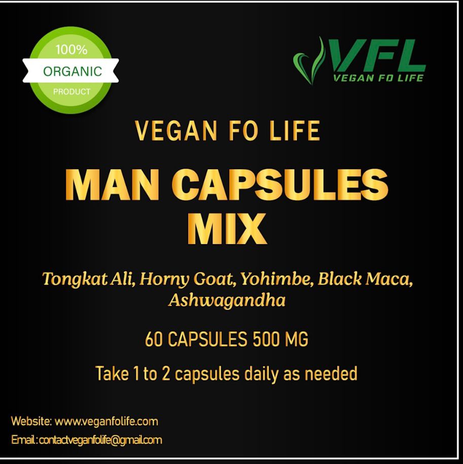 Man Capsules (60) – VEGAN FO LIFE