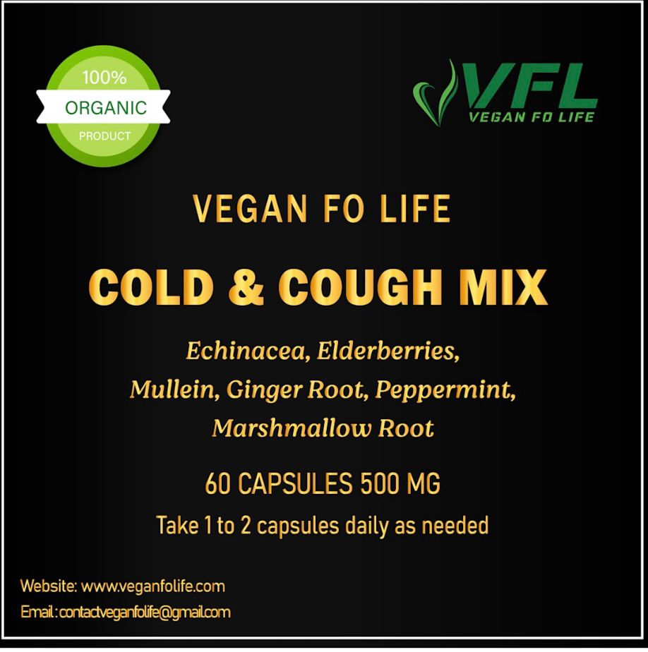 Cold & Cough Capsule Mix (60) – VEGAN FO LIFE