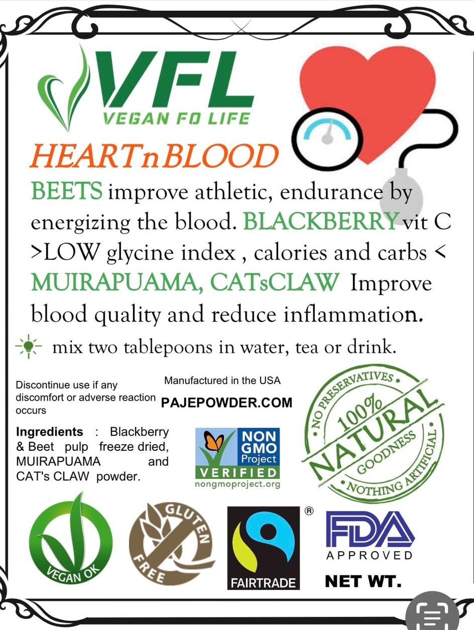 VFL HEARTnBLOOD Mix – VEGAN FO LIFE
