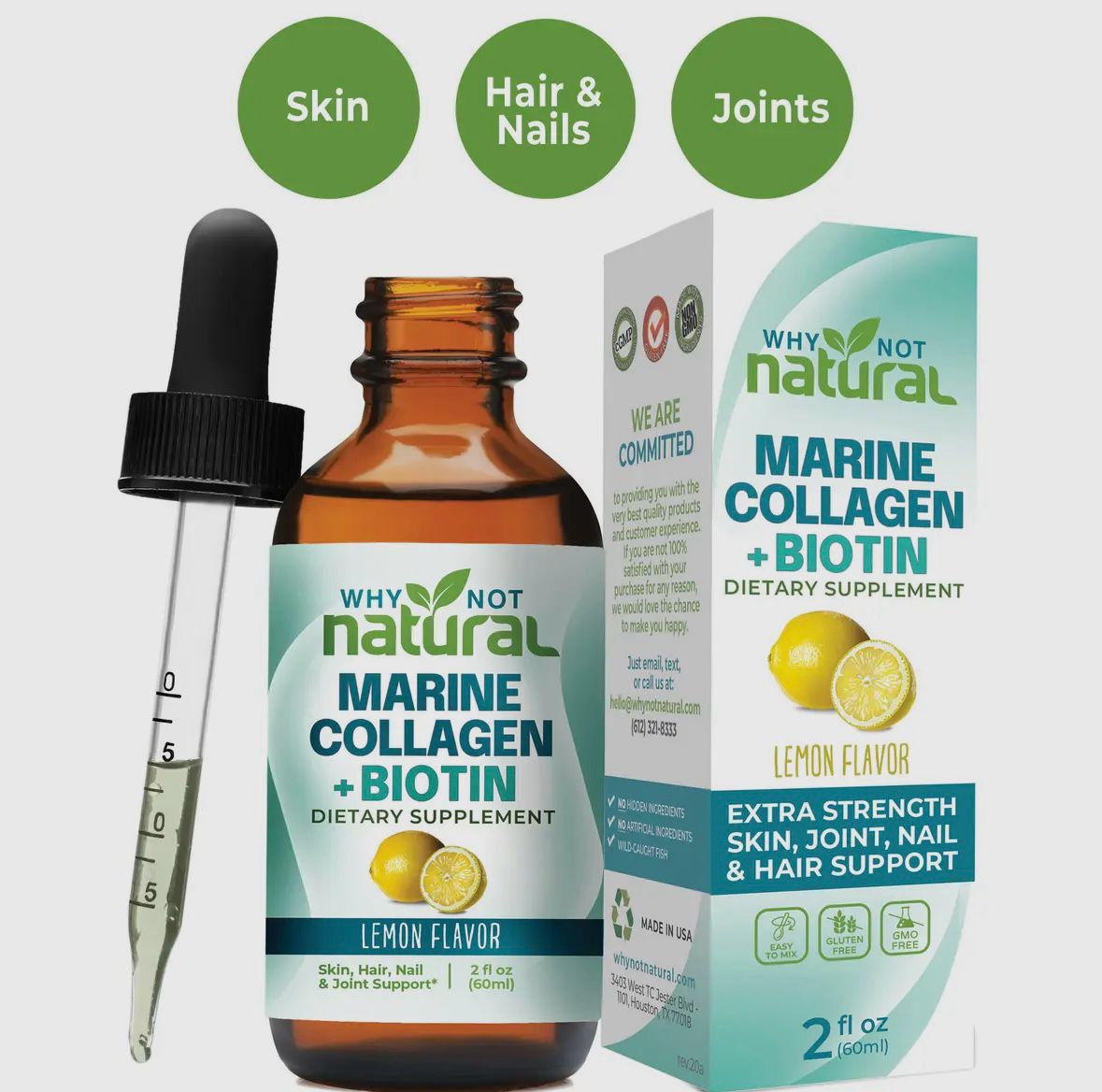 Collagen/Biotin drops 2oz – VEGAN FO LIFE