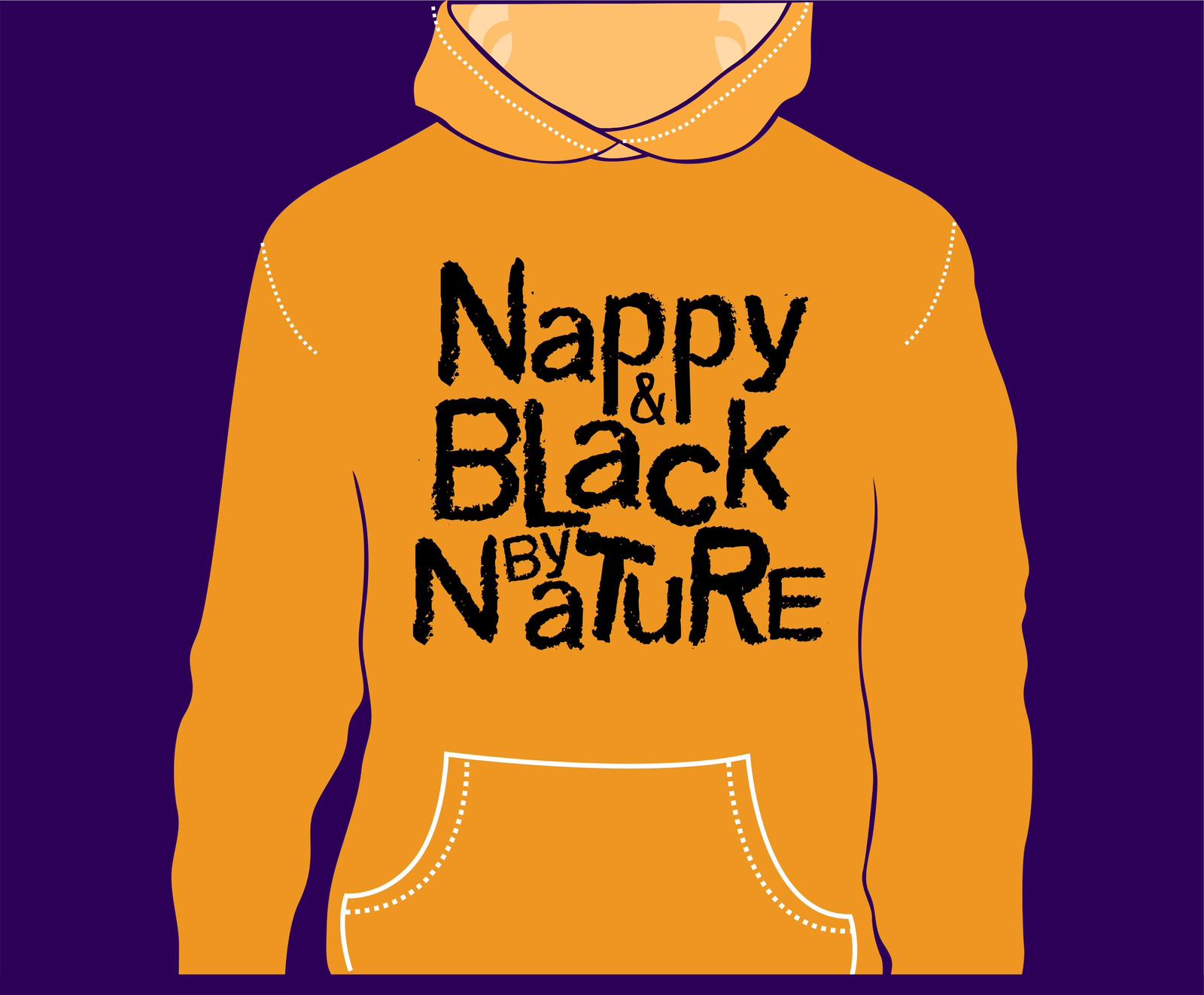 Black & Nappy By Nature (unisex size) – VEGAN FO LIFE